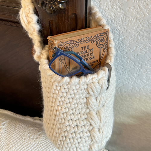 Ravelry: Barley Buttoned Basket pattern by Pam Grice