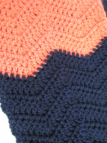 Ravelry: Crochet Chevron Infinity Scarf pattern by Mollylin Best