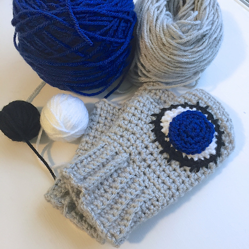 Ravelry: Evil Eye Appliqué pattern by Maggie Haveman-Gould