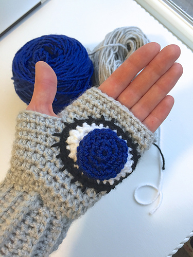 Ravelry: Evil Eye Appliqué pattern by Maggie Haveman-Gould