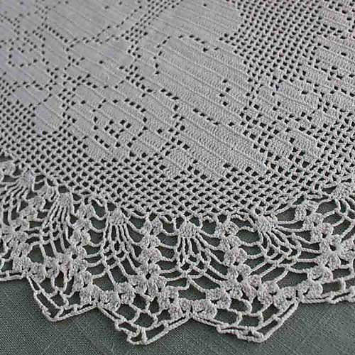 Ravelry: Vintage Filet Crochet - Birds & Roses pattern by Maggie Weldon