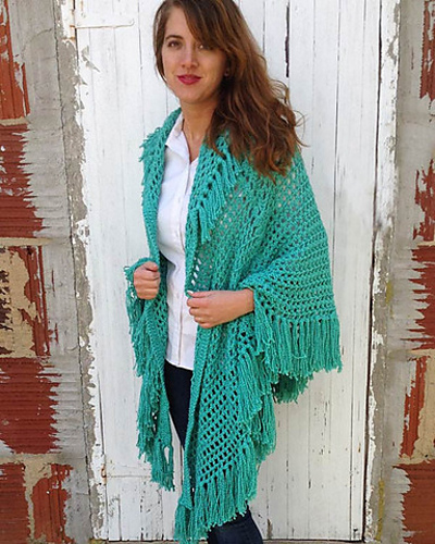 Ravelry: Italian Cape - PB173 pattern by Maggie Weldon