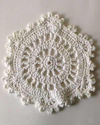 Ravelry: White Snowflake Dishcloth pattern by Helen Gainsford