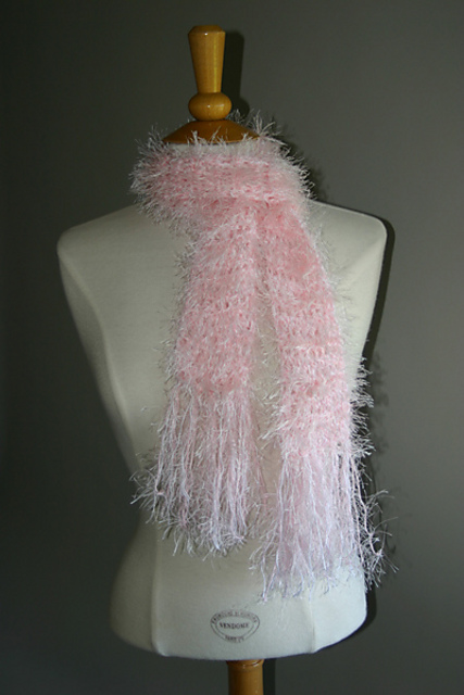 Ravelry: Fun Fur Scarf - L024 pattern by Allison Weldon & Maggie Weldon