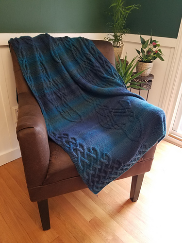 Ravelry: Glencoyne Dale Celtic wrap pattern by Susanne Daum