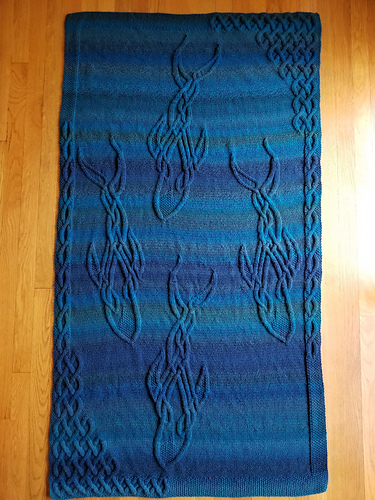 Ravelry: Glencoyne Dale Celtic wrap pattern by Susanne Daum