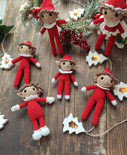Ravelry: Christmas Elf 7 inch pattern by Olga Filatova