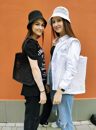 Ravelry: Prada raffia bucket hat pattern by Olga Filatova