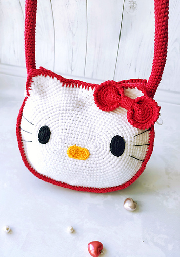 Ravelry: Hello Kitty Bag pattern by Olga Filatova
