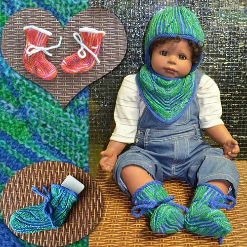 Ravelry: Welcome Baby! Booties pattern by Heidrun Liegmann