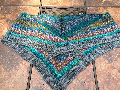 Ravelry: Noro Woven Stitch Shawl pattern by Z apasi