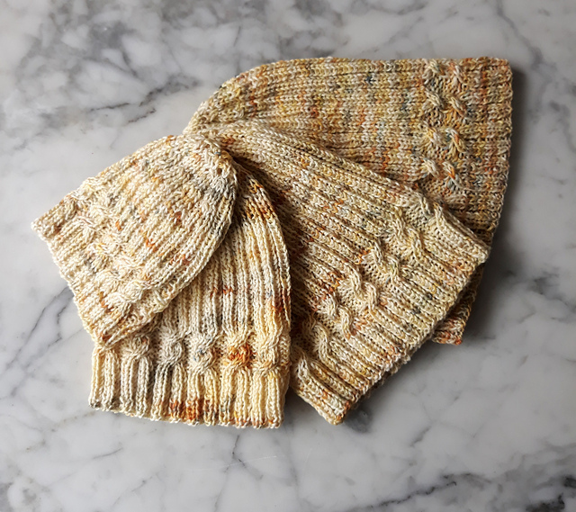 Ravelry: Simple Cable Sock Beanie pattern by Máirín Ní Dhonncha