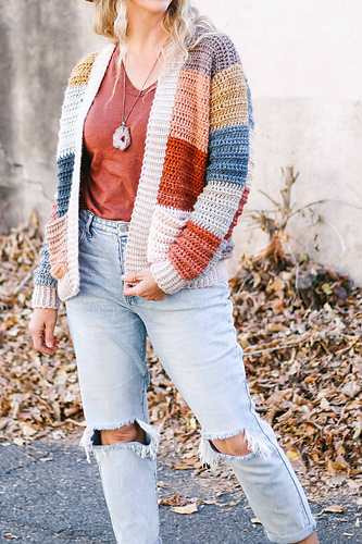 Ravelry: Patchwork Party Cardi ORIGINAL pattern by Jess Coppom