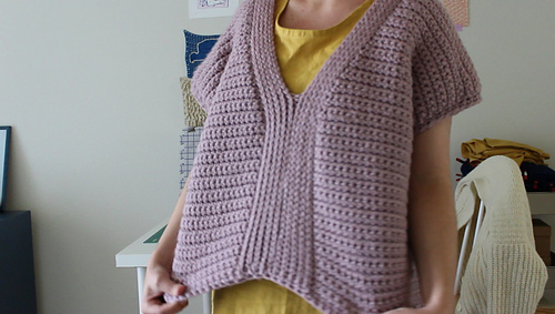 Ravelry: Simple Sleeveless Sweater pattern by Make Mend