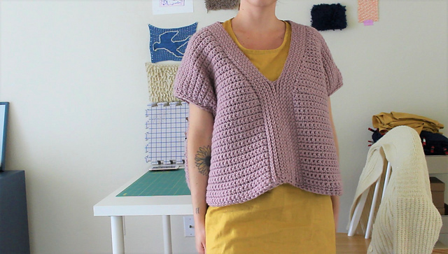 Ravelry: Simple Sleeveless Sweater pattern by Make Mend