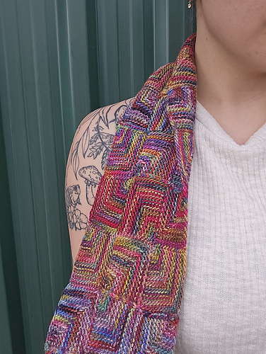 Ravelry: Basic Squares Scarf pattern by Maie Landra