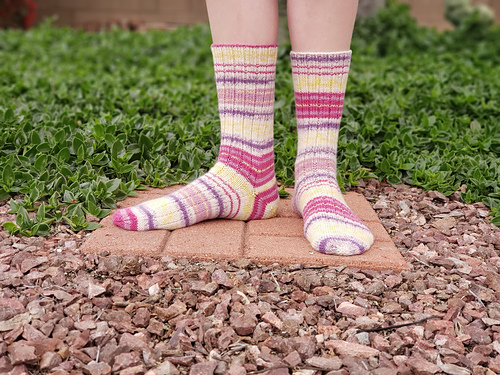 Ravelry: Line Drawing Socks pattern by The Chilly Dog