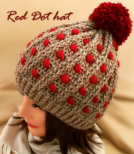 Ravelry: Red Dot hat pattern by CraftyLady