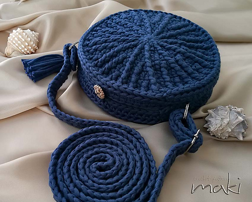 Ravelry: My round bag pattern by CraftyLady