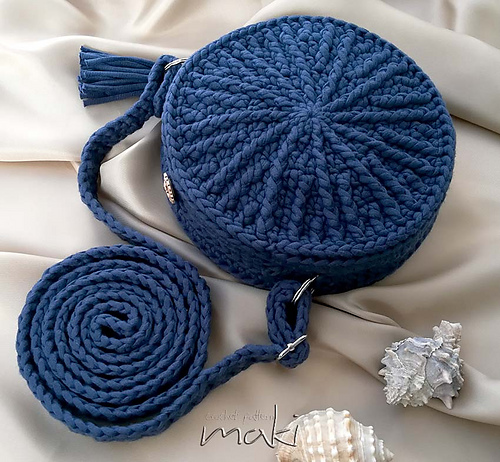 Ravelry: My round bag pattern by CraftyLady