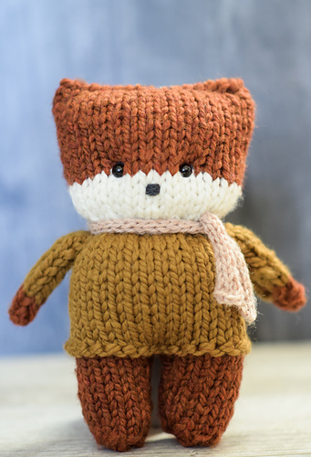 Ravelry: Finnegan Easy Knit Fox pattern by Jessica Reeves Potasz