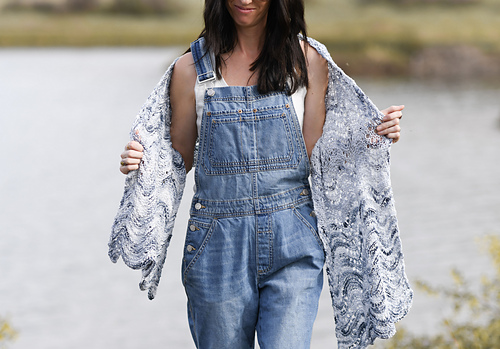 Ravelry: Lake Isle Easy Wrap pattern by Jessica Reeves Potasz