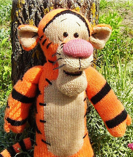 Ravelry: Knitted Tigger Winnie's friend pattern by Olga Chepizhnaya