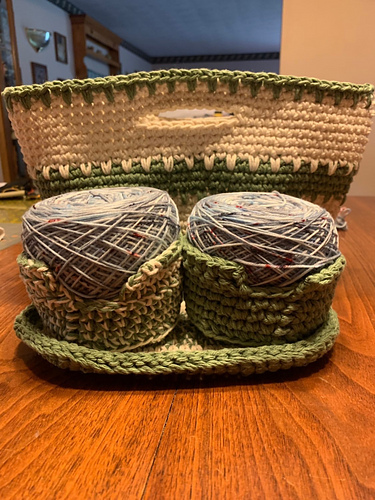 Ravelry: Float Tote Mini pattern by Knitty Natty