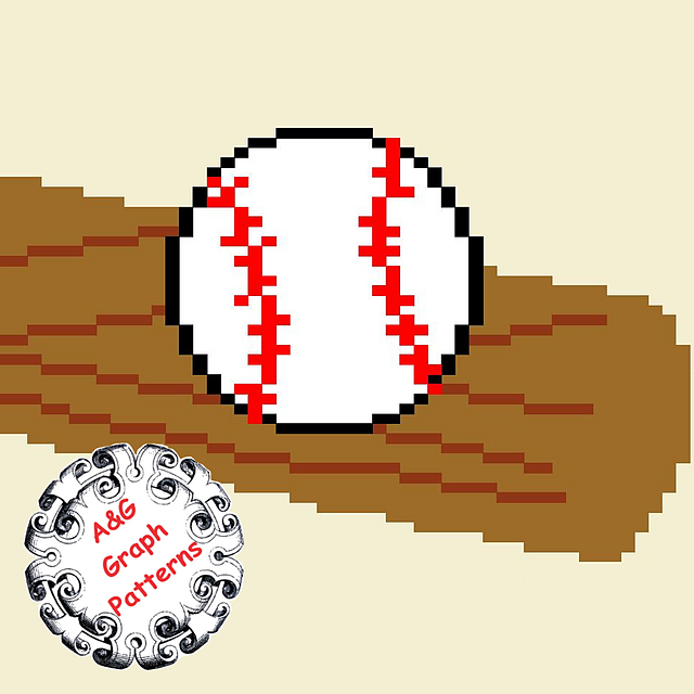 Ravelry: Baseball Bat & Ball pattern by Angela Foster