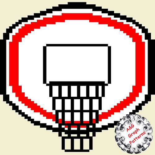 Ravelry: Basketball Hoop #2 IK pattern by Angela Foster