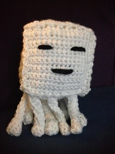Ravelry: Minecraft Ghast pattern by Rachel Hulett
