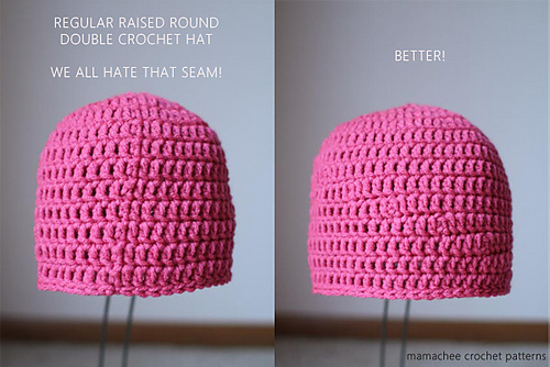 Ravelry: Seamless Double Crochet Hat - (all sizes) pattern by Mamachee