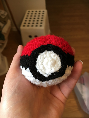 Ravelry: Pokemon Pokeball (Original) pattern by Nichole D