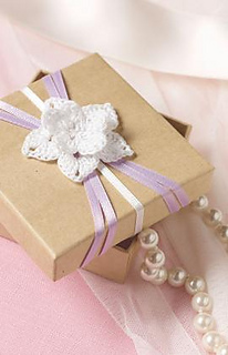 Ravelry: Flowered Wedding Favor Box pattern by Andee Graves