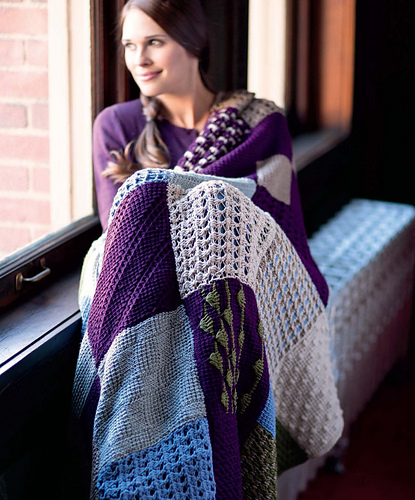 Ravelry: Ariadne Sampler Throw pattern by Lisa Daehlin