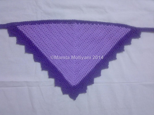 Ravelry: Mumtaz Triangle Head Scarf pattern by Mamta Motiyani