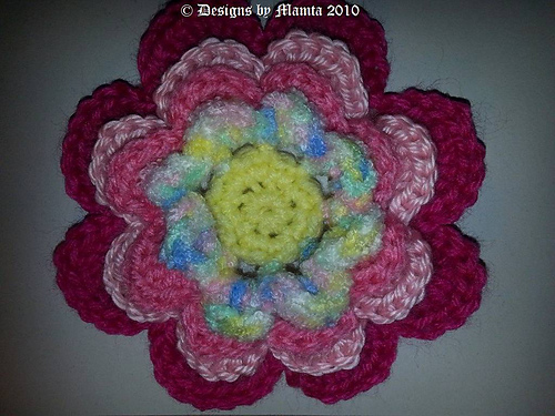 Ravelry: Large Rose pattern by Mamta Motiyani