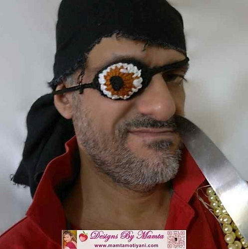 Ravelry: Ragetti Fake Eye Patch pattern by Mamta Motiyani
