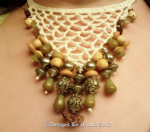 Ravelry: Beaded Lace Necklace pattern by Mamta Motiyani