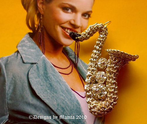 Ravelry: Miniature Saxophone pattern by Mamta Motiyani