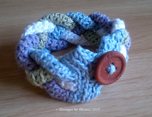 Ravelry: Four Braided Cuff Bracelet pattern by Mamta Motiyani