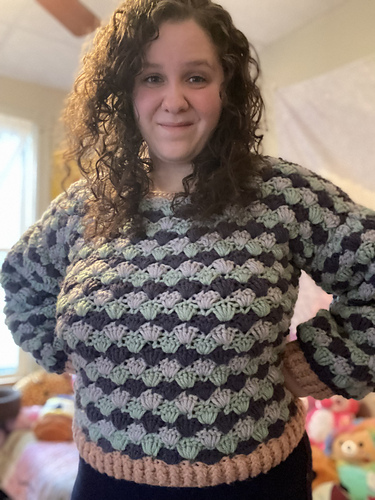 Ravelry: Rebel Shell Jumper pattern by Lauren Willis