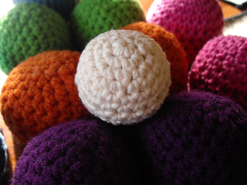 Ravelry: Indoor Bocce Ball pattern by Amanda Froemming