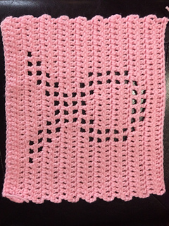 Ravelry: Awareness Ribbon Filet Square pattern by Morgyn Hinrichs