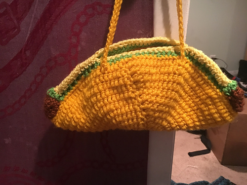 Ravelry: Let's Taco Bout This Purse pattern by Persephonaliac