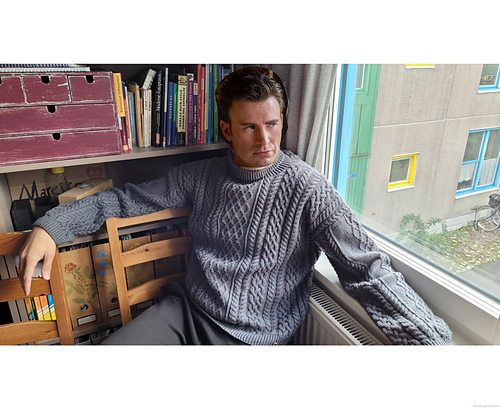 Yet another Handsome Chris Sweater - this time the turtleneck version ...