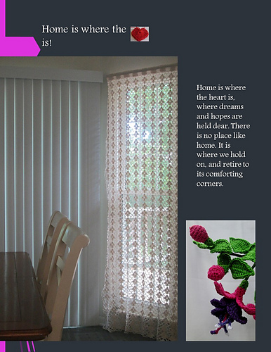 Ravelry: Clusters of Scallop Curtain pattern by Marilyn Smith