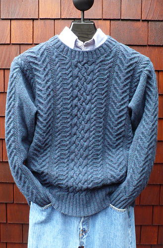 Ravelry: MS 209 Fisherman Pullover pattern by Mari Dembrow
