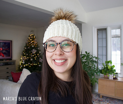 Ravelry: Bean Stitch Beanie pattern by Maria's Blue Crayon