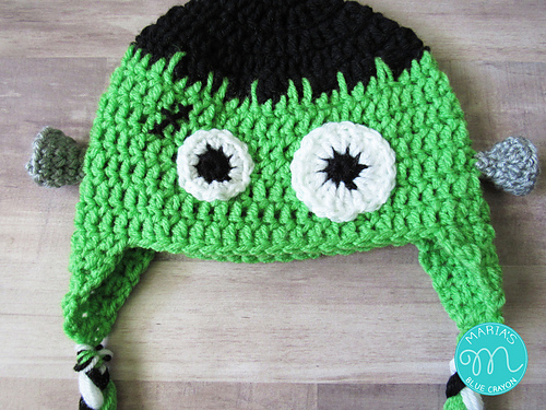 Ravelry: Frankenstein Hat pattern by Maria's Blue Crayon